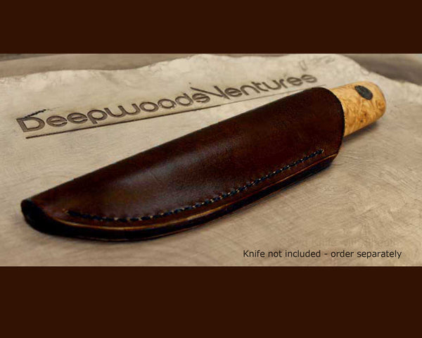 Leather sheath for sloyd knife – Deepwoods Ventures
